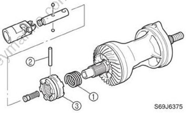 Lower Unit [Propeller Shaft Housing (Counter Rotation Model)] [2007 ...
