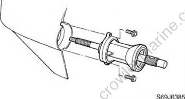 Lower Unit [Propeller Shaft Housing (Counter Rotation Model)] [2007 ...