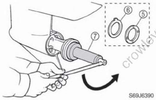 Lower Unit [Propeller Shaft Housing (Counter Rotation Model)] [2007 ...