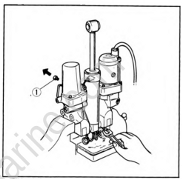 Lower Unit Overhaul [Power Trim And Tilt Unit Disassembly] [1987 ...