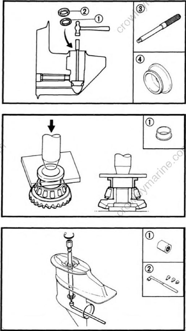 Lower Unit [Assembly And Adjustment] [1994] | Crowley Marine