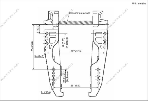 Setup Manual DF250AP, DF300AP Outboard Motor Installation | Crowley Marine