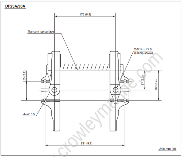 Setup Manual DF25A, DF30A Outboard Motor Installation [Transom ...