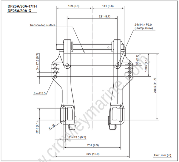Setup Manual DF25A, DF30A Outboard Motor Installation [Transom ...