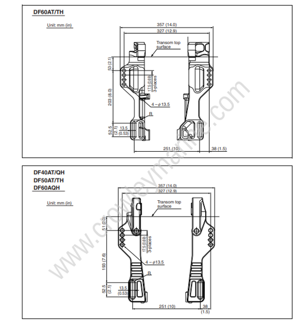 Setup Manual DF60A, DF40A, DF50A Outboard Motor Installation | Crowley ...