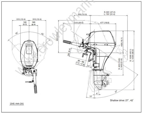 Setup Manual DF9.9, DF15 Outboard Motor Installation | Crowley Marine