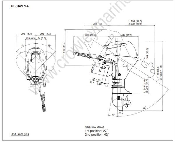 Setup Manual DF9.9, DF8A Outboard Motor Installation | Crowley Marine