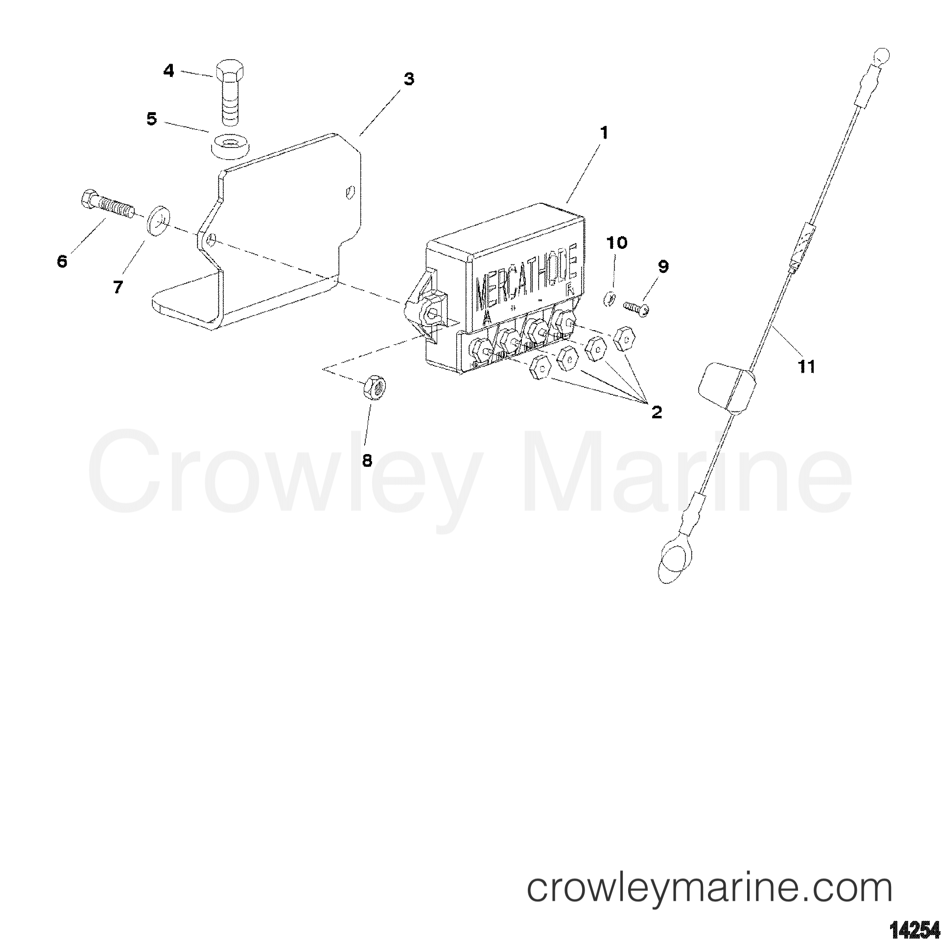 MERCATHODE(STERNDRIVE) - 1997 Stern Drive 2.8LD [D-TRONIC] 428B116KD ...