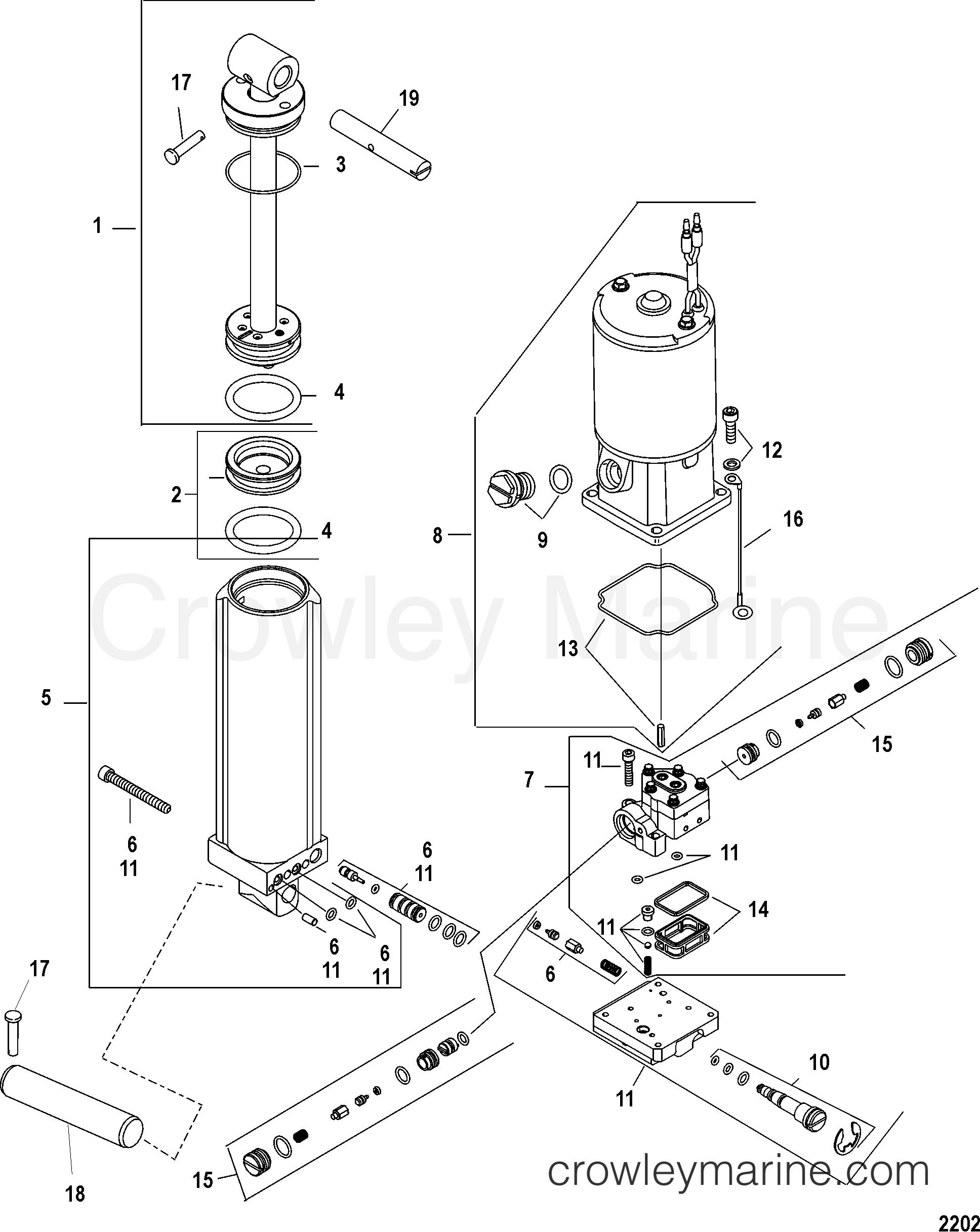 POWER TRIM - 2006 Outboard 40EFI [ELPT 4] 7E41412ZB | Crowley Marine