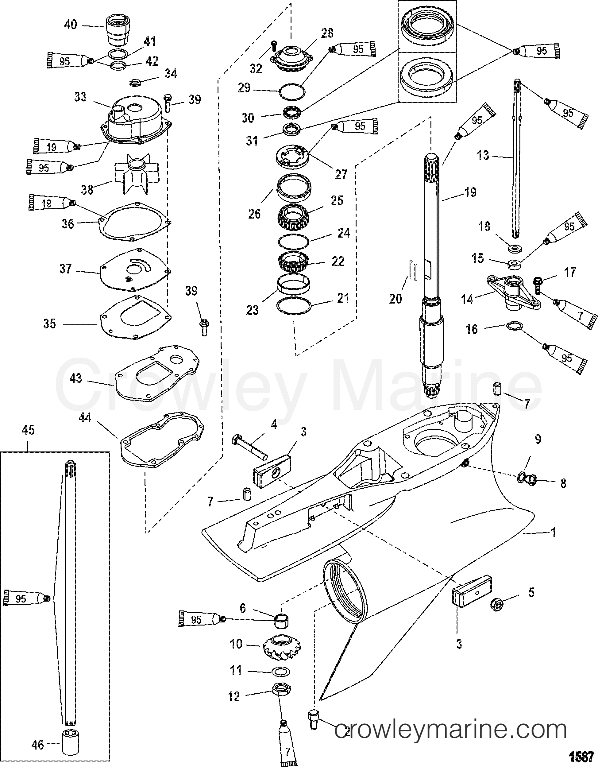 GEAR HOUSING(DRIVESHAFT-STANDARD/COUNTER-SPORTMASTER - 2004 Race ...