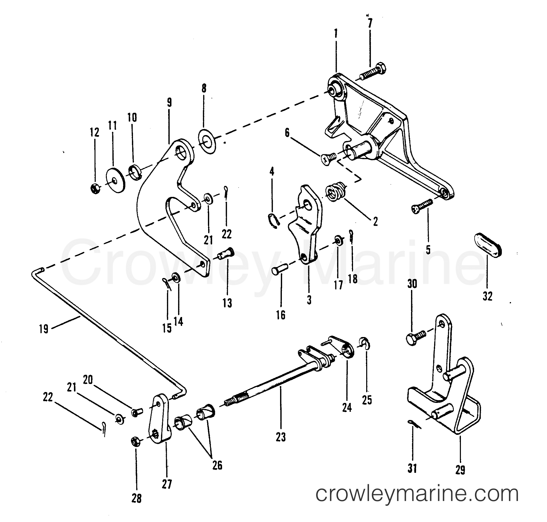 ATTACHING KIT-REMOTE CONTROL (95722A1) - Various Years Rigging Remote ...