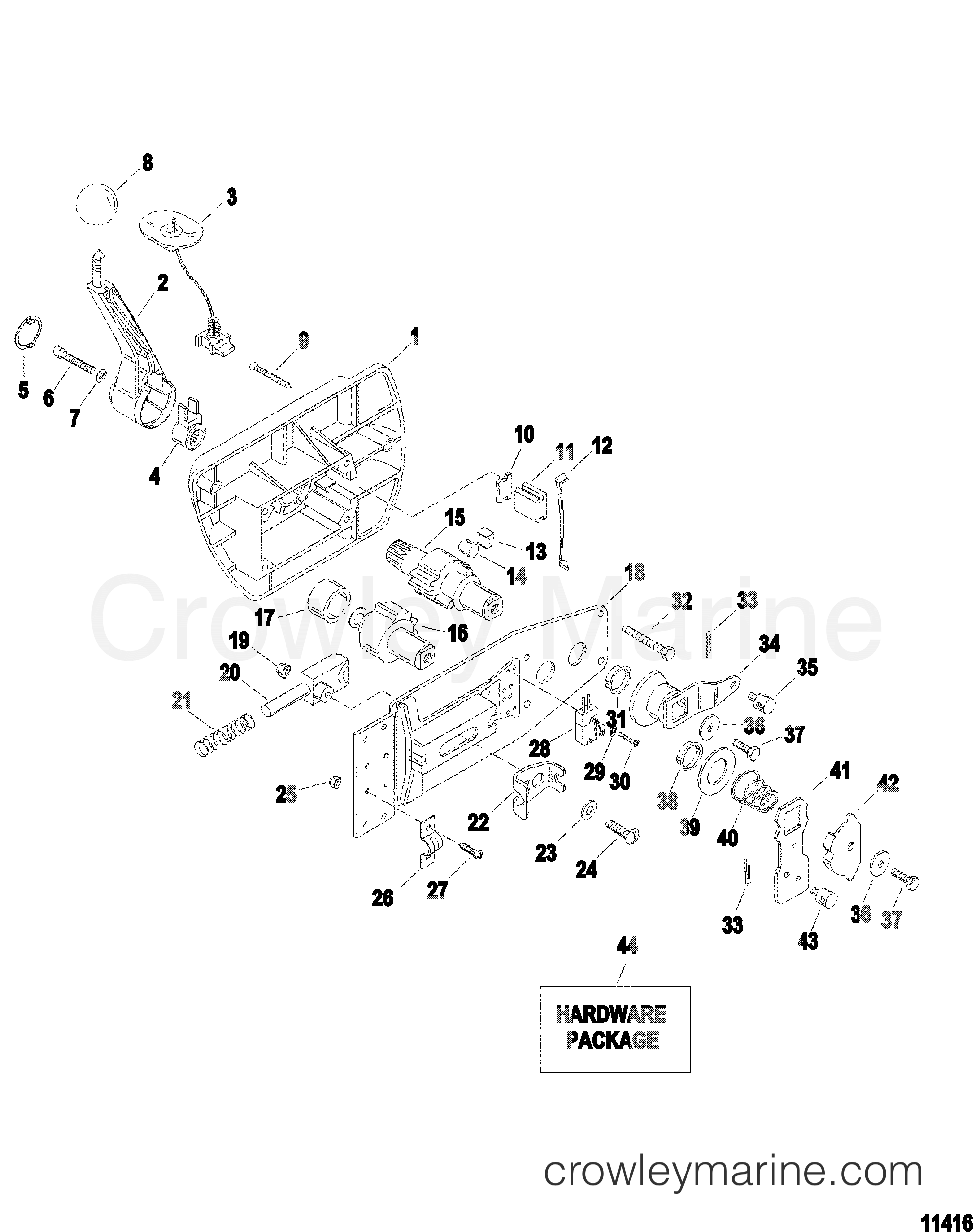 REMOTE CONTROL ASSEMBLY(802755) - 1997 Sport Jet 175 [XR2] 1175J01TD ...