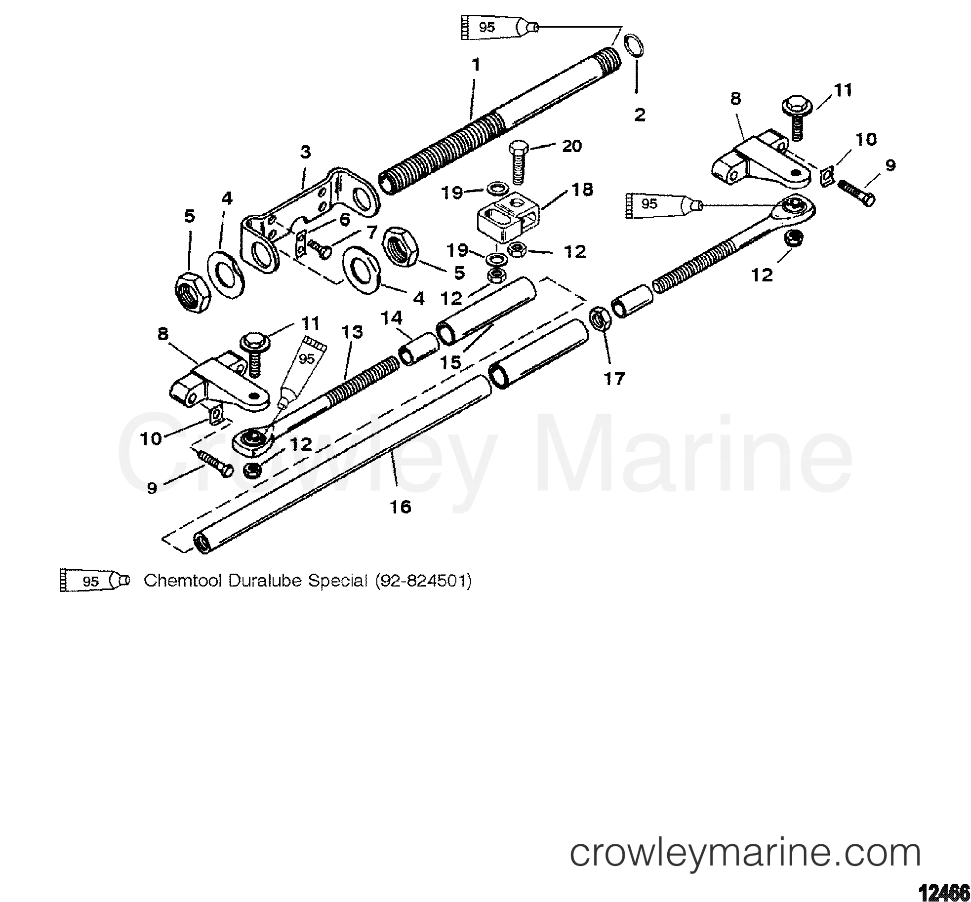 DUAL ENGINE EXTENSION KIT - 2000 Outboard 200DFI [CXL DIG SW] 7200D84JD ...