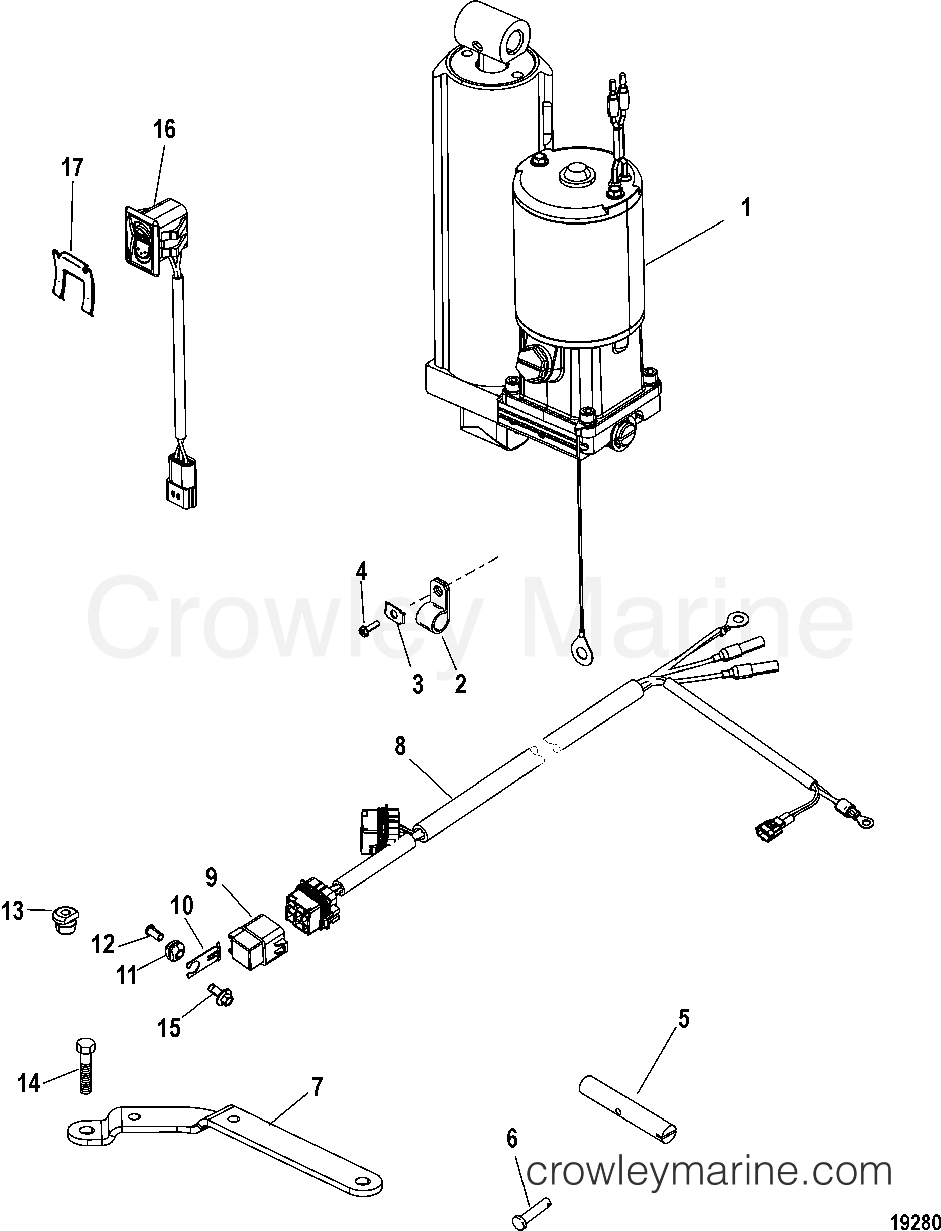 POWER TRIM KIT, 830150A11 - Various Years Rigging Trim / Tilt / Lift ...