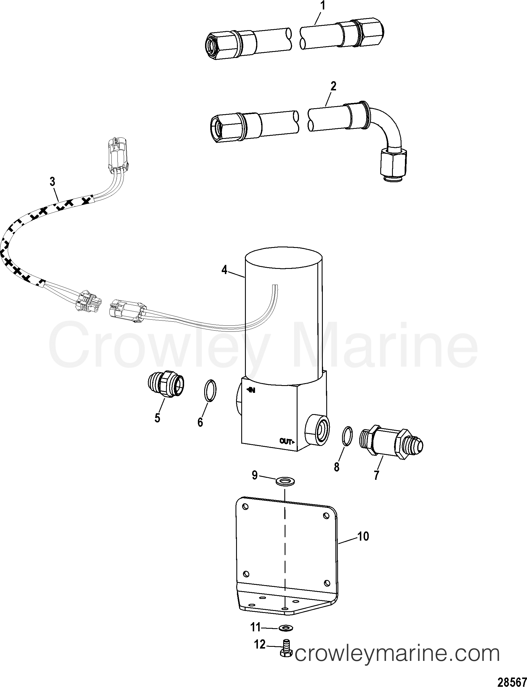 FUEL PUMP (REMOTE) - 2007 Race Stern Drive 1200 SCI [SSM6 DRVLN ...