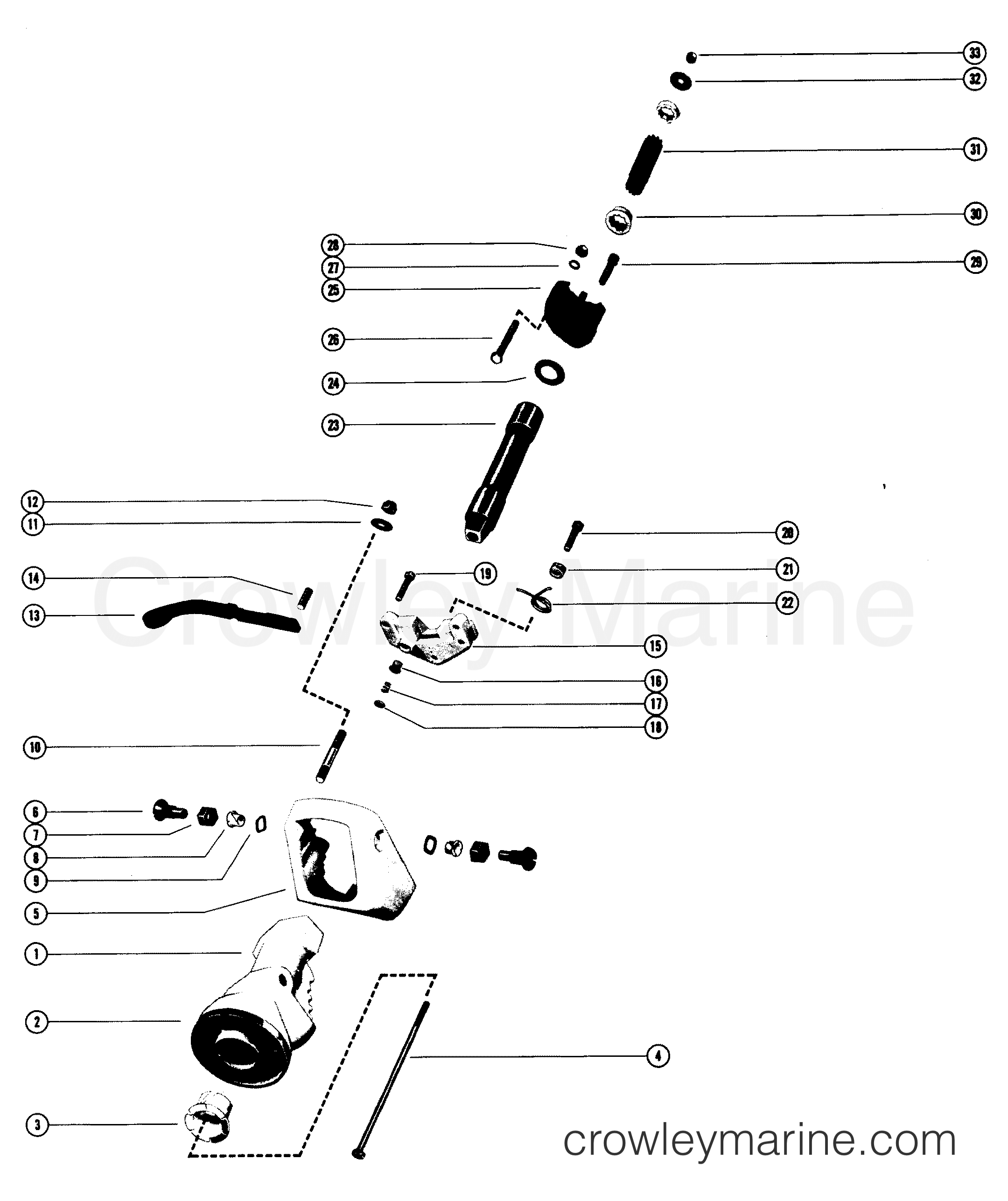 ROTARY RIDE-GUIDE TILT MOUNT ASSEMBLY - Various Years Rigging Power ...