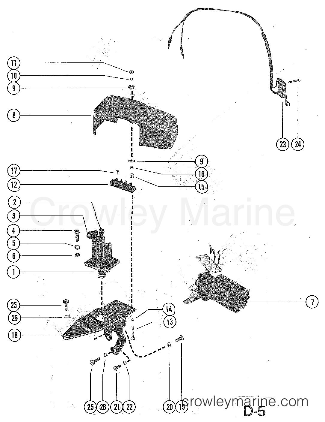 REVERSE LOCK VALVE AND SHIFT ACTUATOR (MCM 228 TR) - Serial Range Stern ...