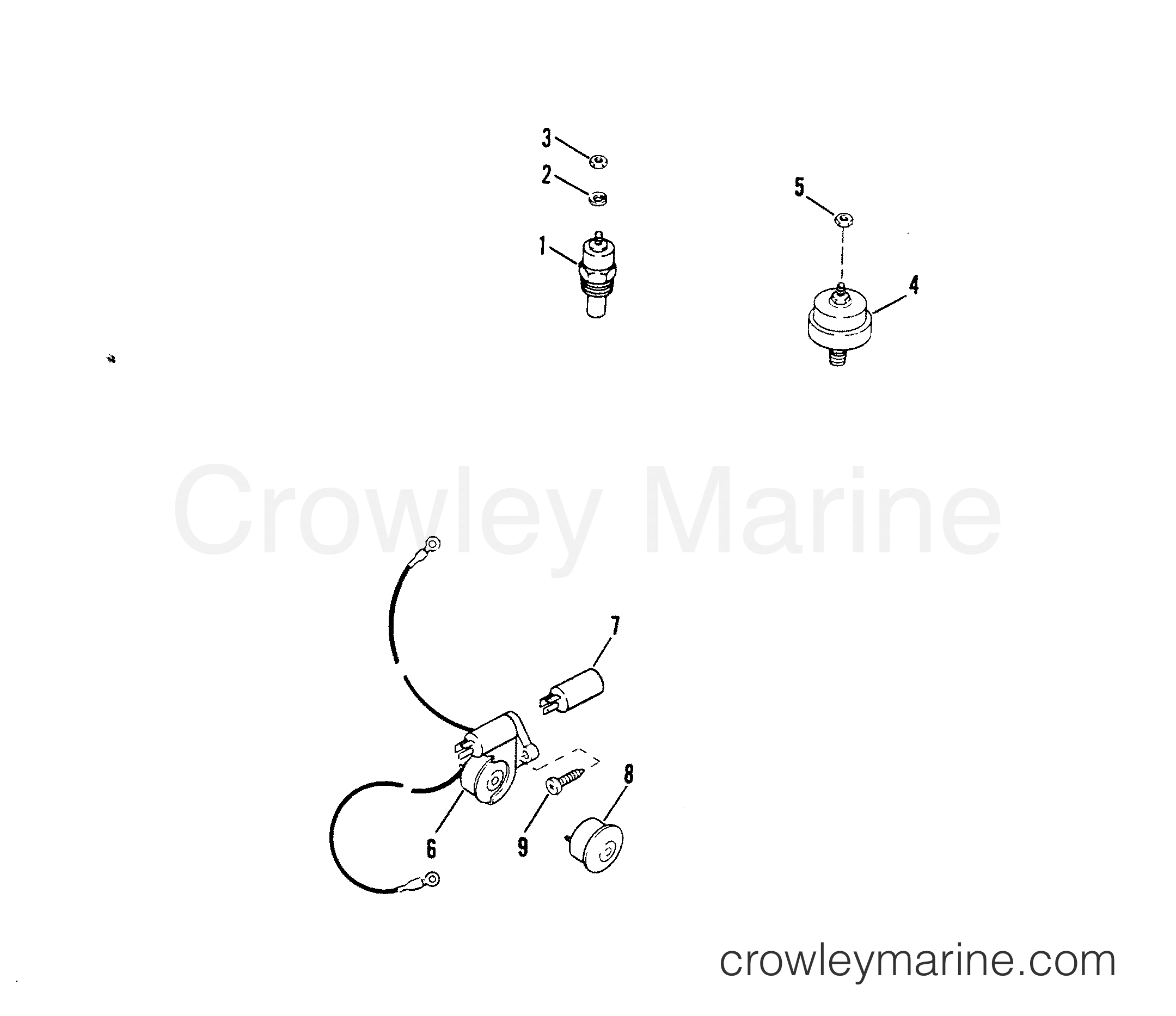 AUDIO WARNING SYSTEM - 1992 Inboard Engine 8.2L 38232C6ES | Crowley Marine