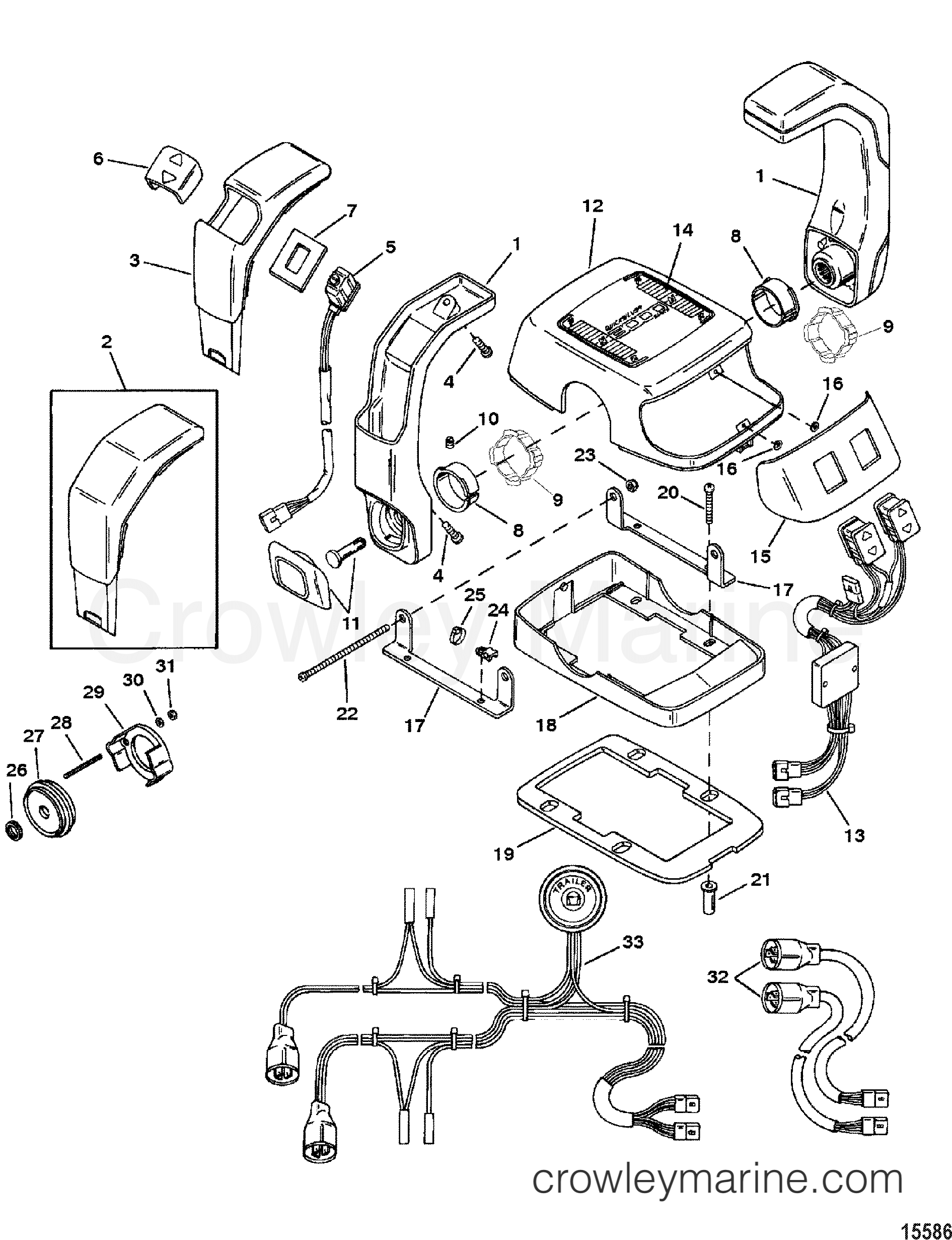 COMMANDER 3000 CONSOLE (DUAL 3)(88688A52 - A54) - Various Years Rigging ...