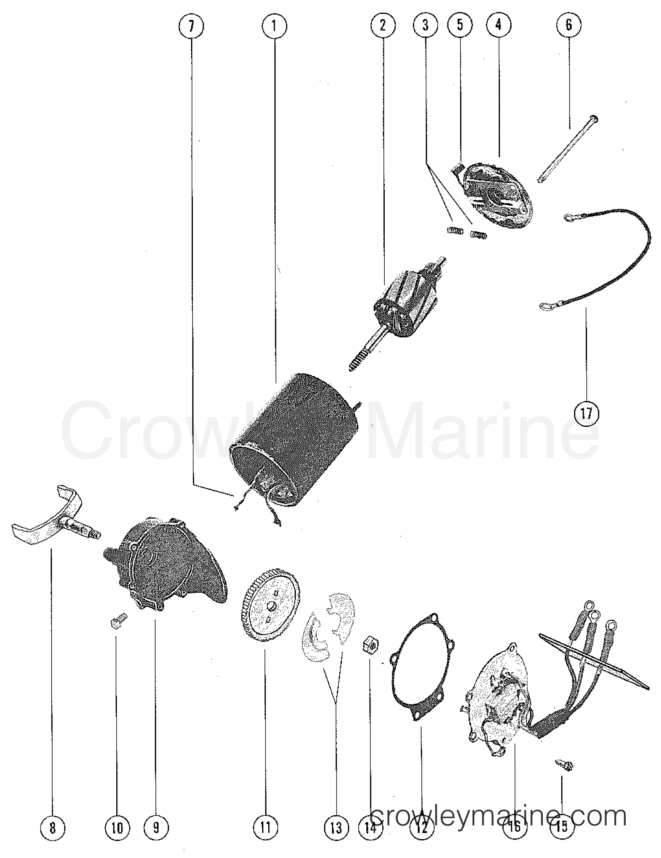 SHIFT ACTUATOR ASSEMBLY, COMPLETE (STERN DRIVE) - Serial Range Stern ...