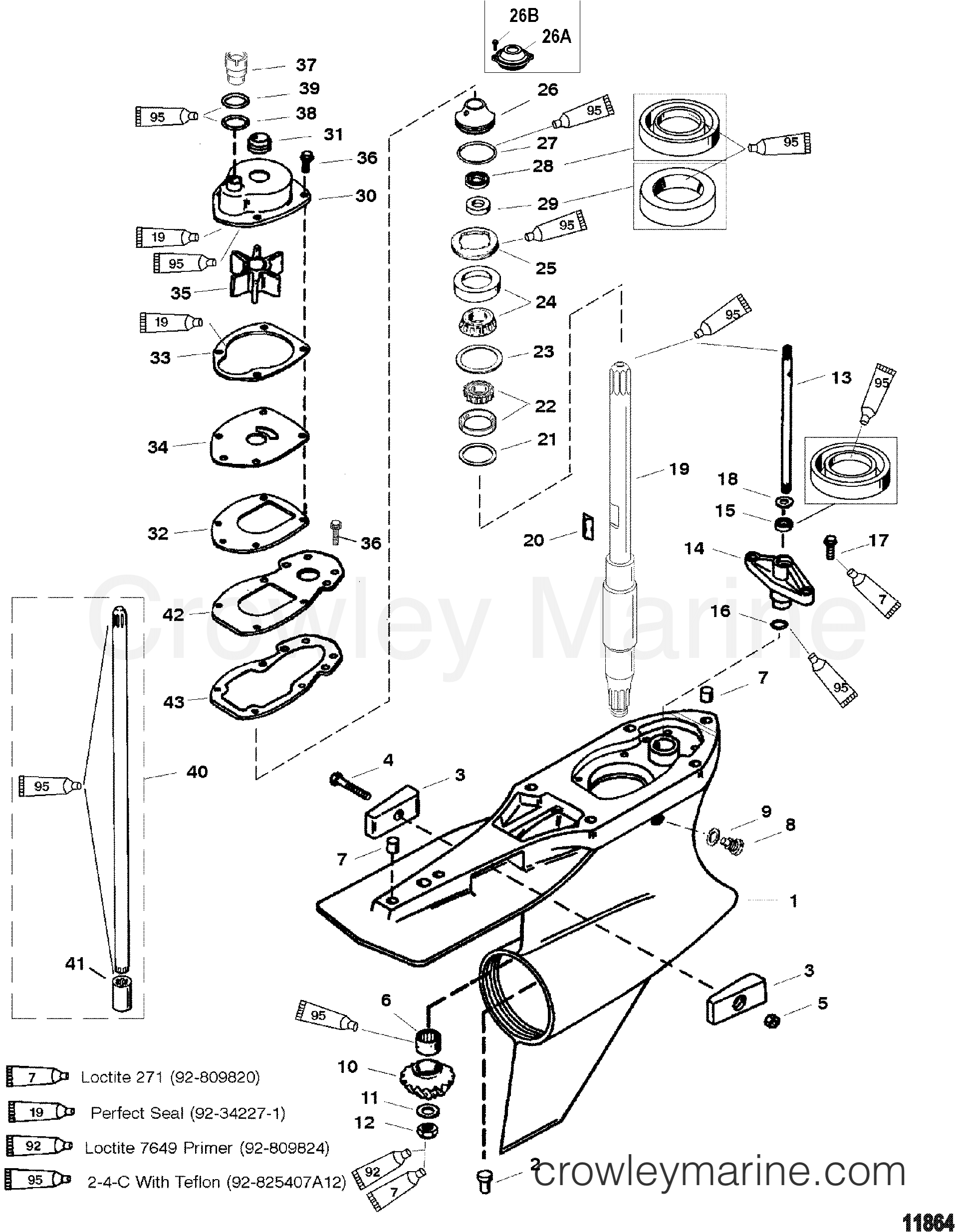 GEAR HOUSING, DRIVESHAFT-STANDARD ROTATION-SPORTMASTER - 2001 Race ...