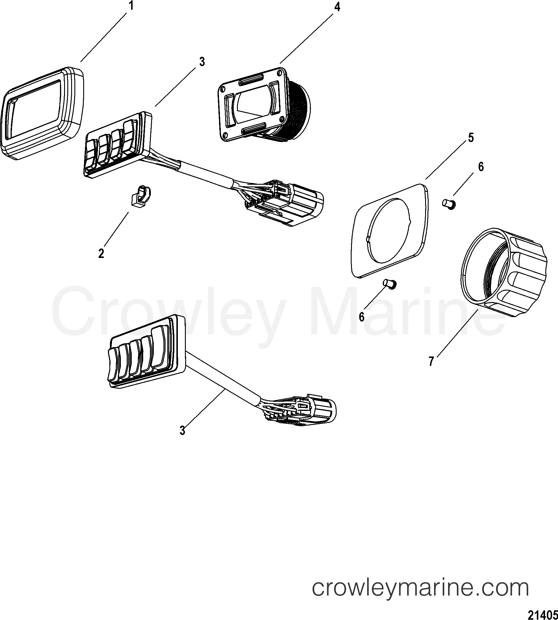 TRIM SWITCH ASSEMBLY, TRIPLE AND QUAD - Various Years Rigging ...