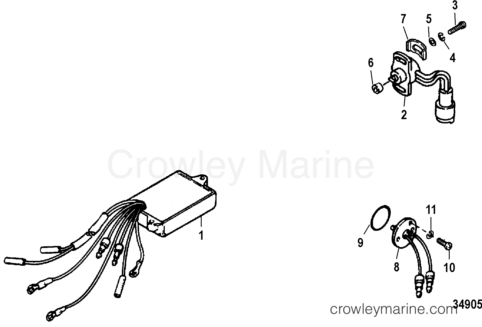 TEMPERATURE SENSOR - 1999 Race Outboard 225 [MAGNUM] 7922300HH ...