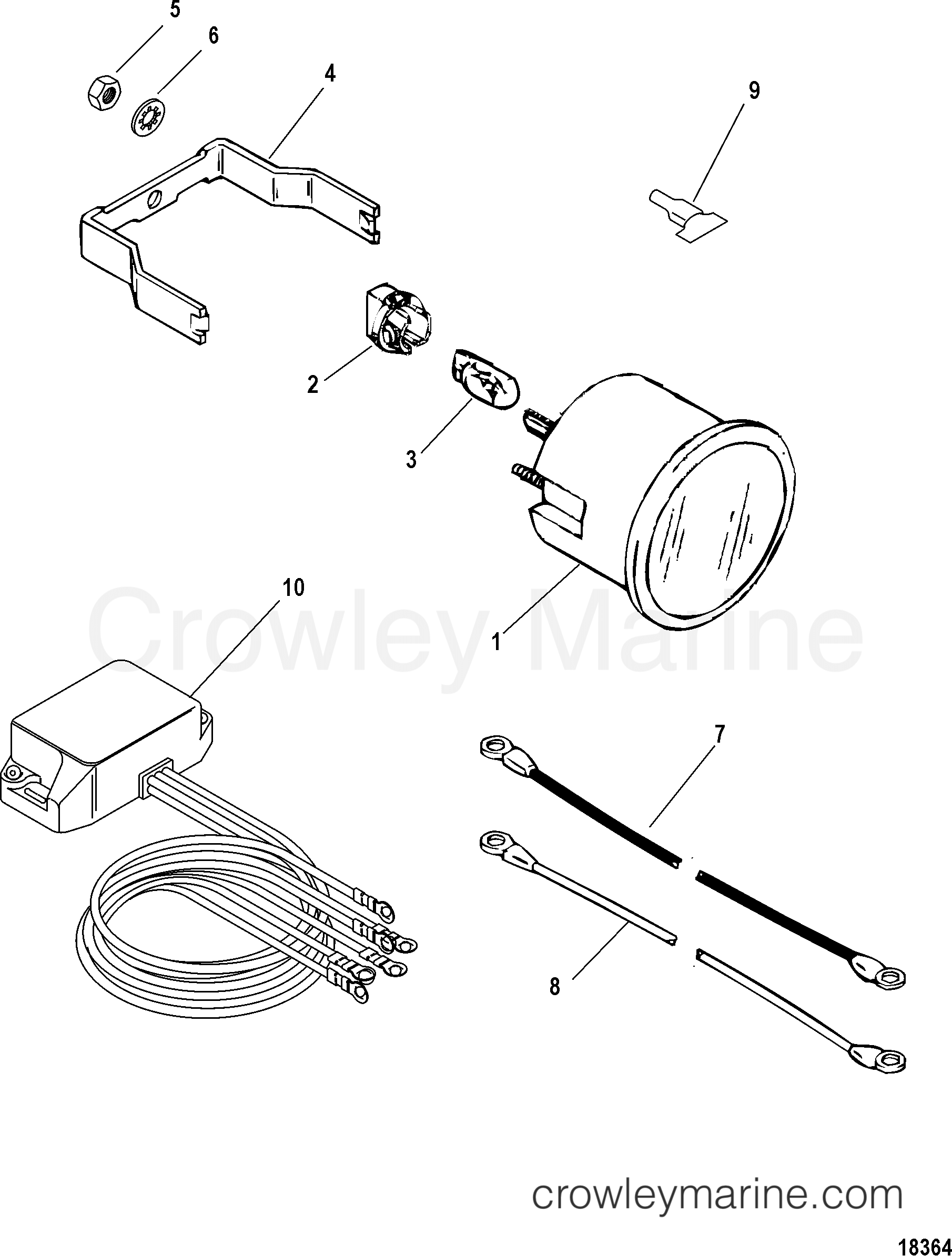GAUGE AND MOUNTING HARDWARE, DUAL ENGINE SYNCHRONIZER - Various Years ...
