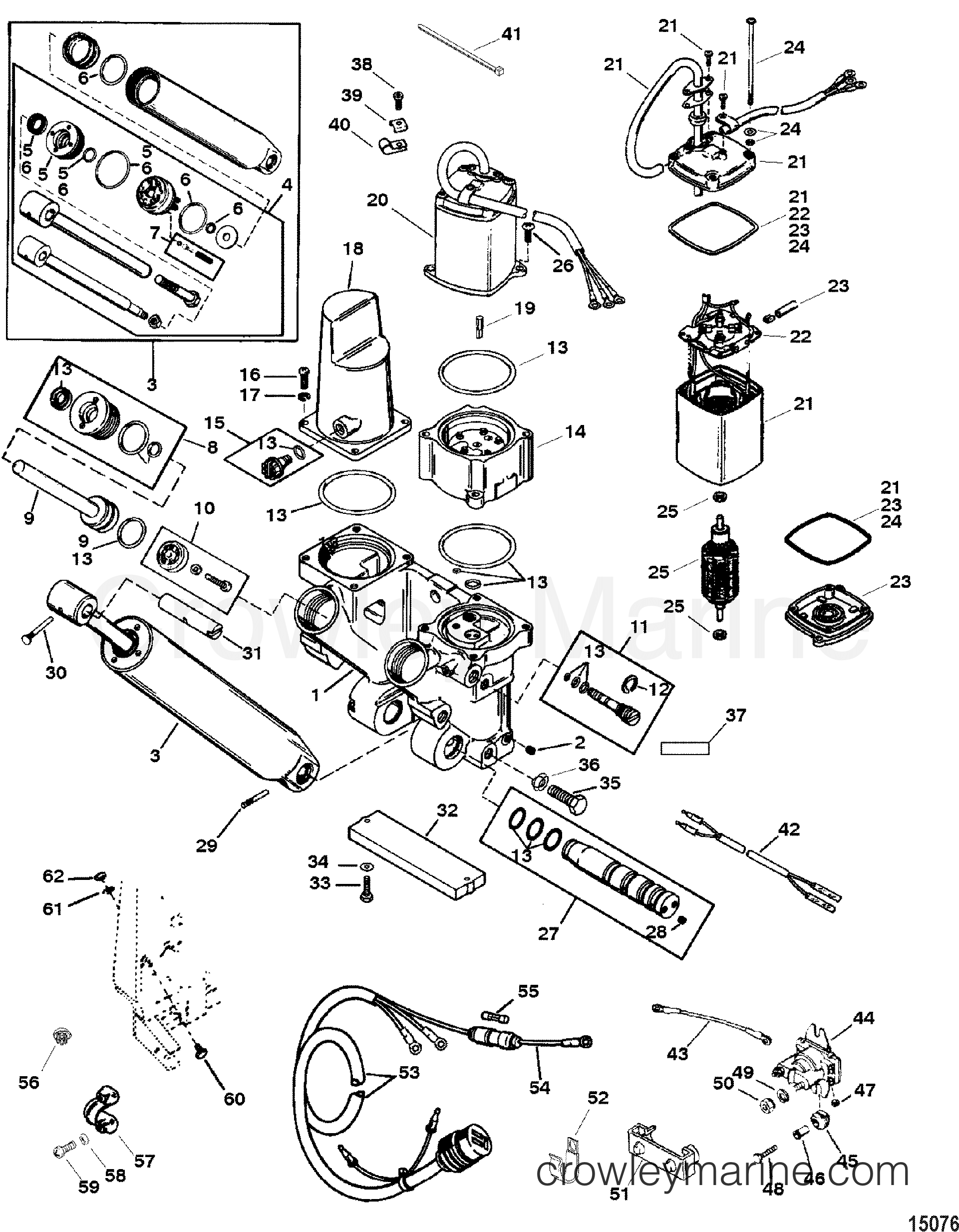 POWER TRIM AND TILT KIT(818186A8) - Various Years Rigging Trim / Tilt ...