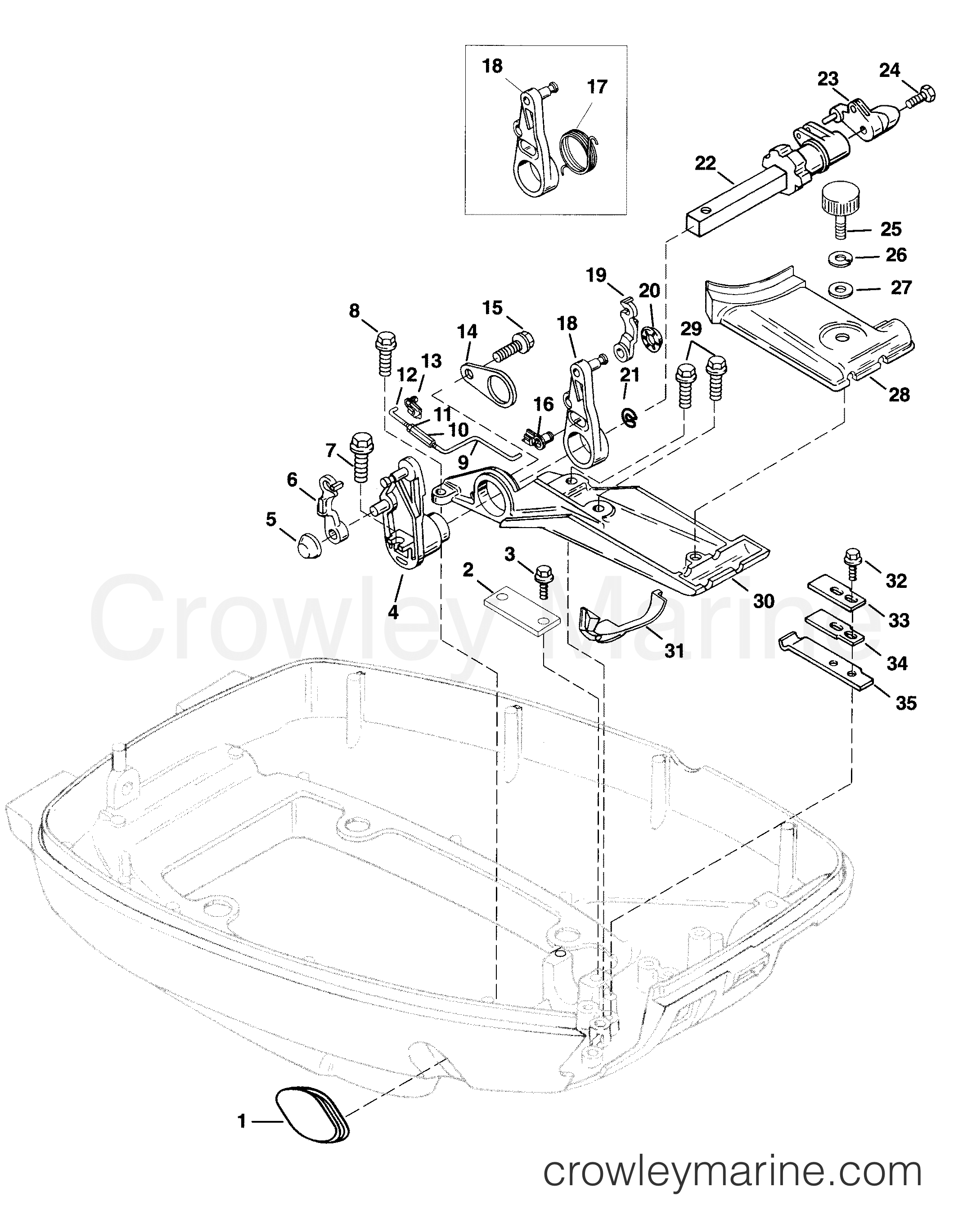 Mercury Outboard Shifter Controls Diagram Outboard Engine Side Mount