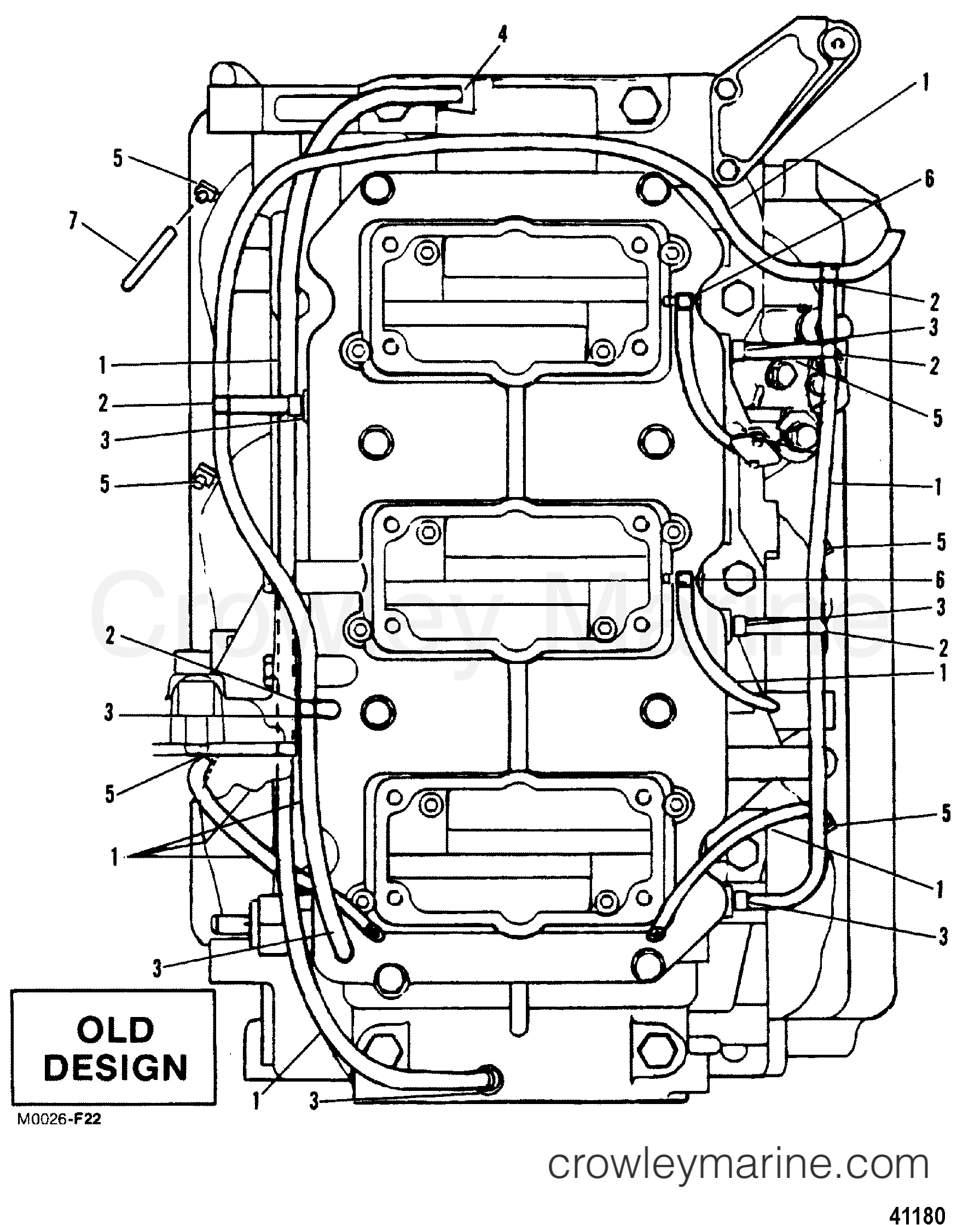 BLEED SYSTEM, OLD DESIGN - 1987 Outboard 220XRI [L] 7220727 | Crowley ...