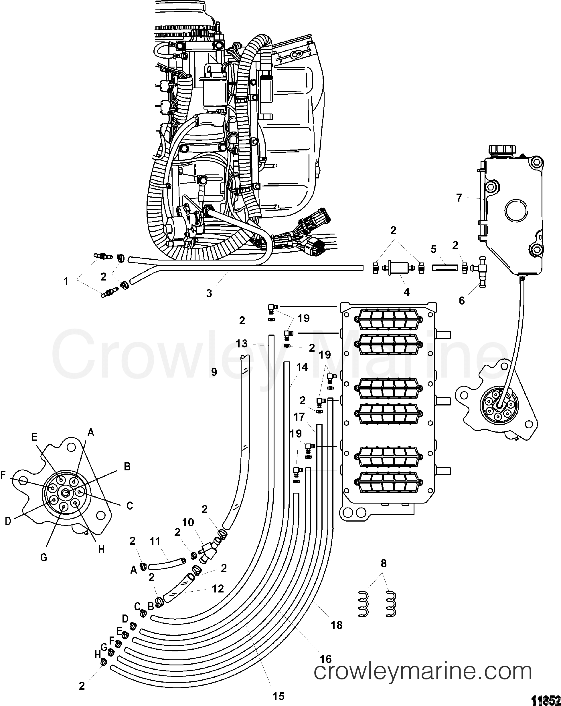 OILING SYSTEM - 2001 Race Outboard 300 X [CL SM] 1930342YH | Crowley Marine