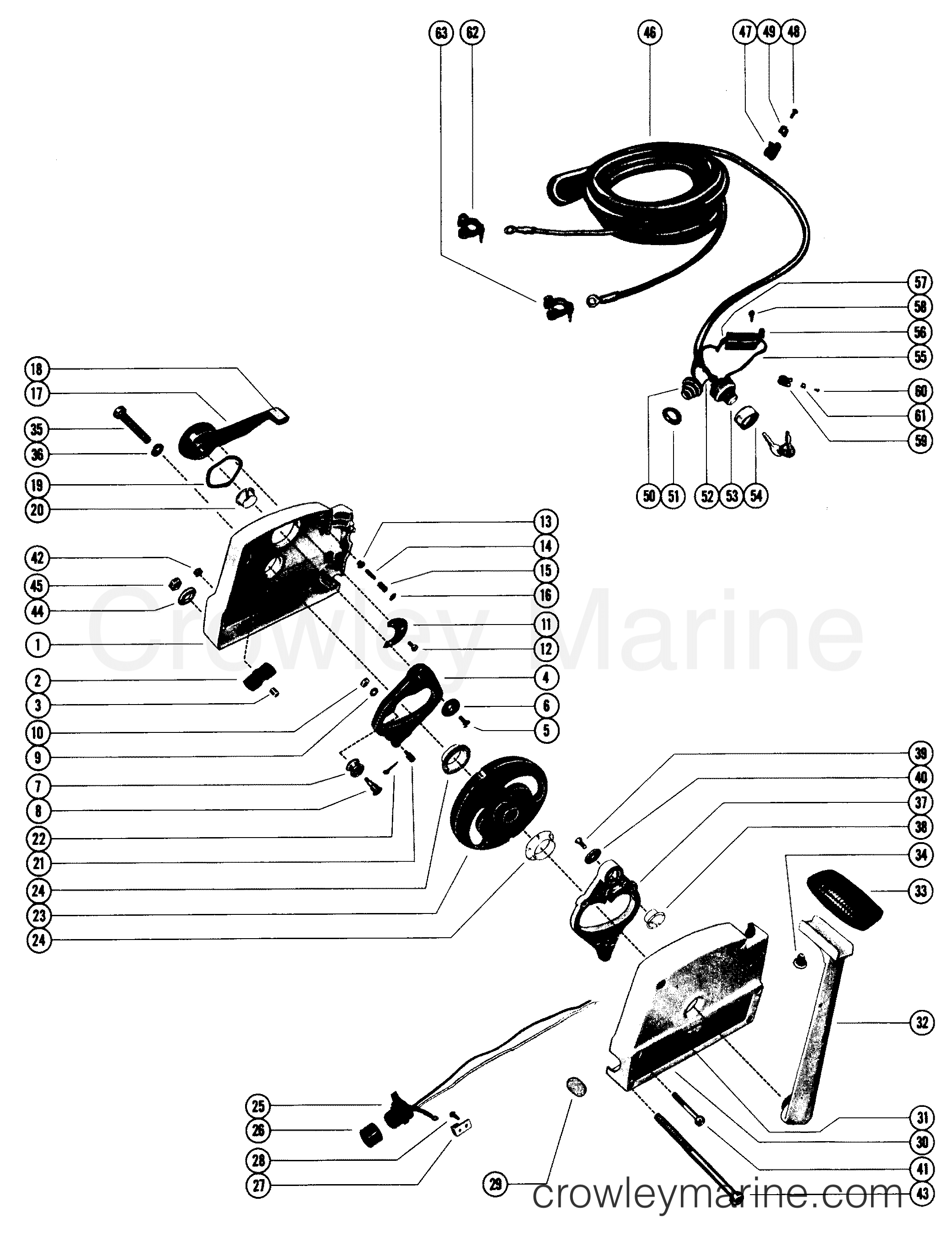 REMOTE CONTROL ASSEMBLY (ELECTRIC) F - Various Years Rigging Remote ...