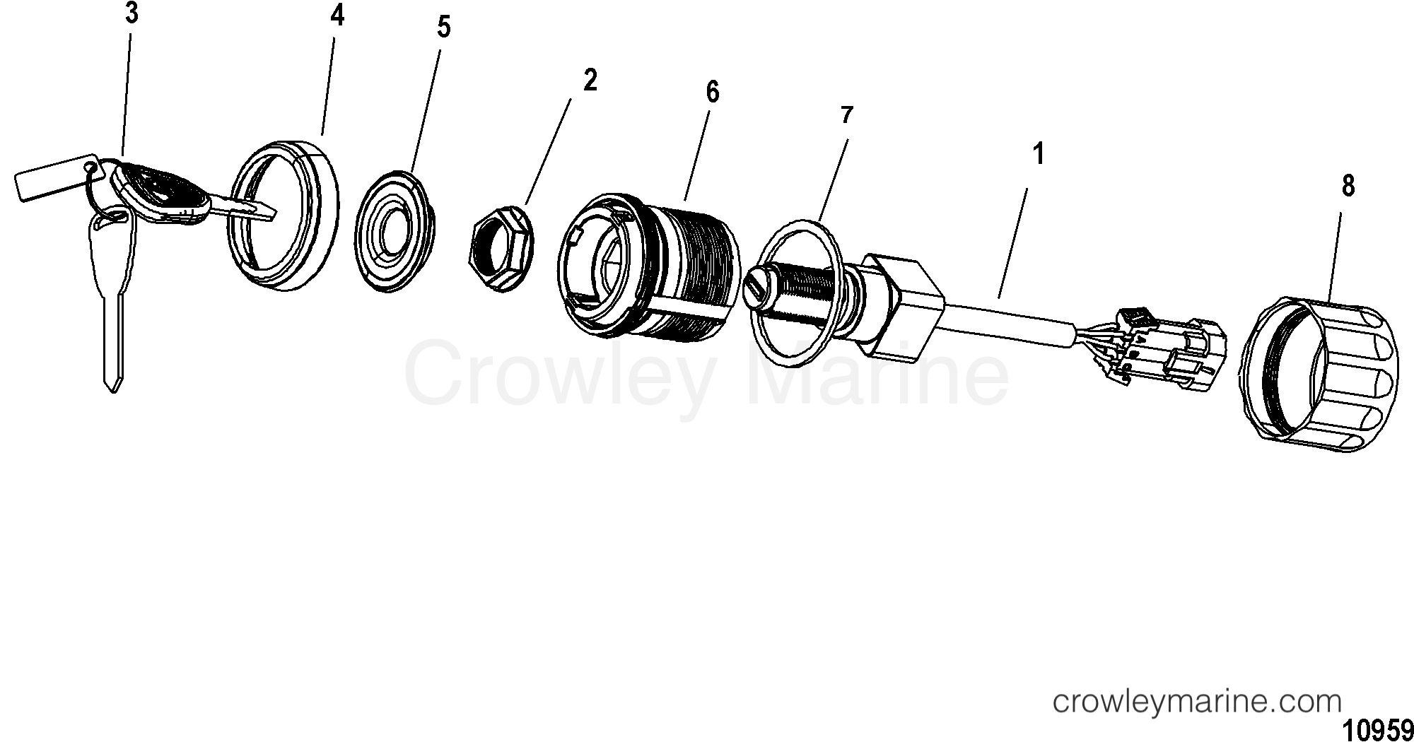 KEY SWITCH KIT - 4 POSITION, DIGITAL APPLICATION - Various Years ...
