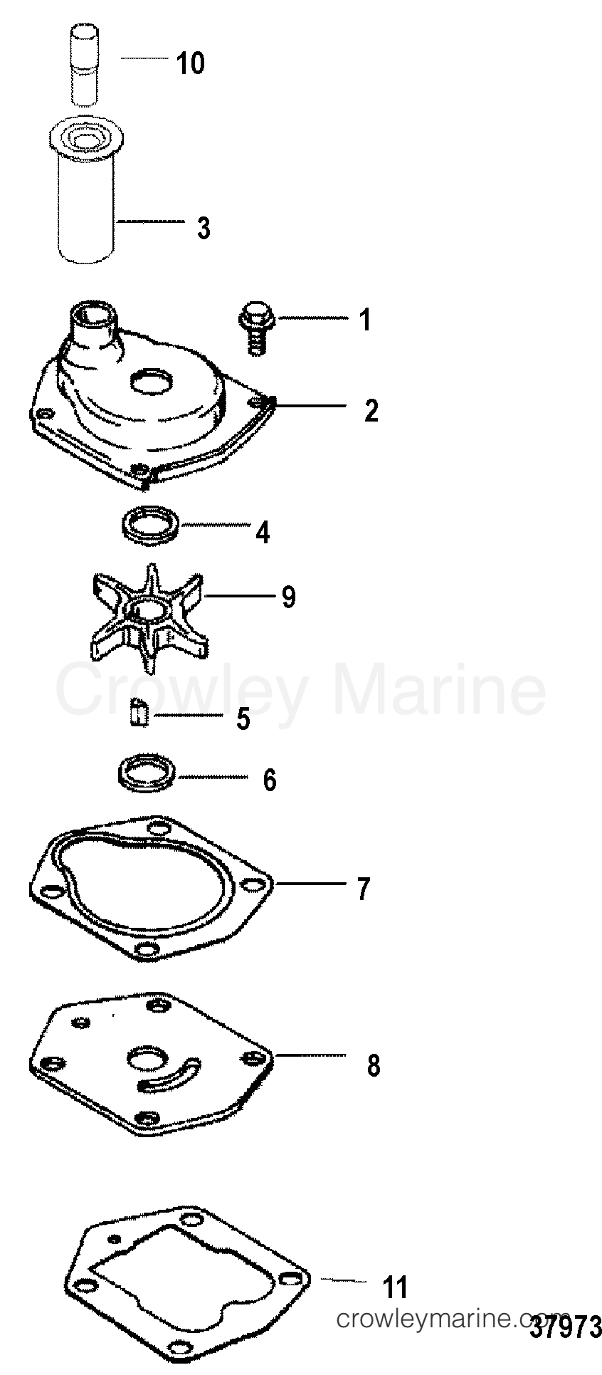 JET COMPONENTS - 1997 Outboard 40 [ELHPTO] 70434117D | Crowley Marine
