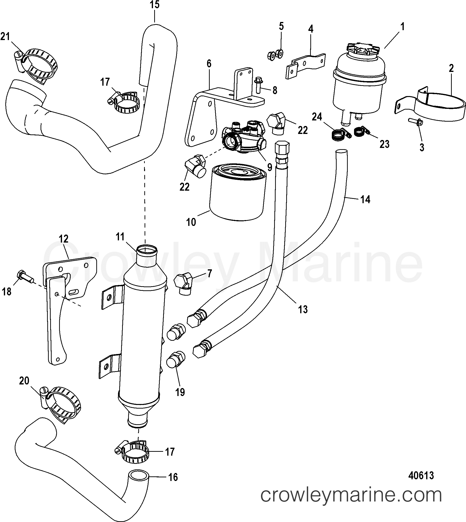 AXIUS STEERING COMPONENTS, COOLER,RESERVOIR,LP FILTER(GEN I) - 1998 ...