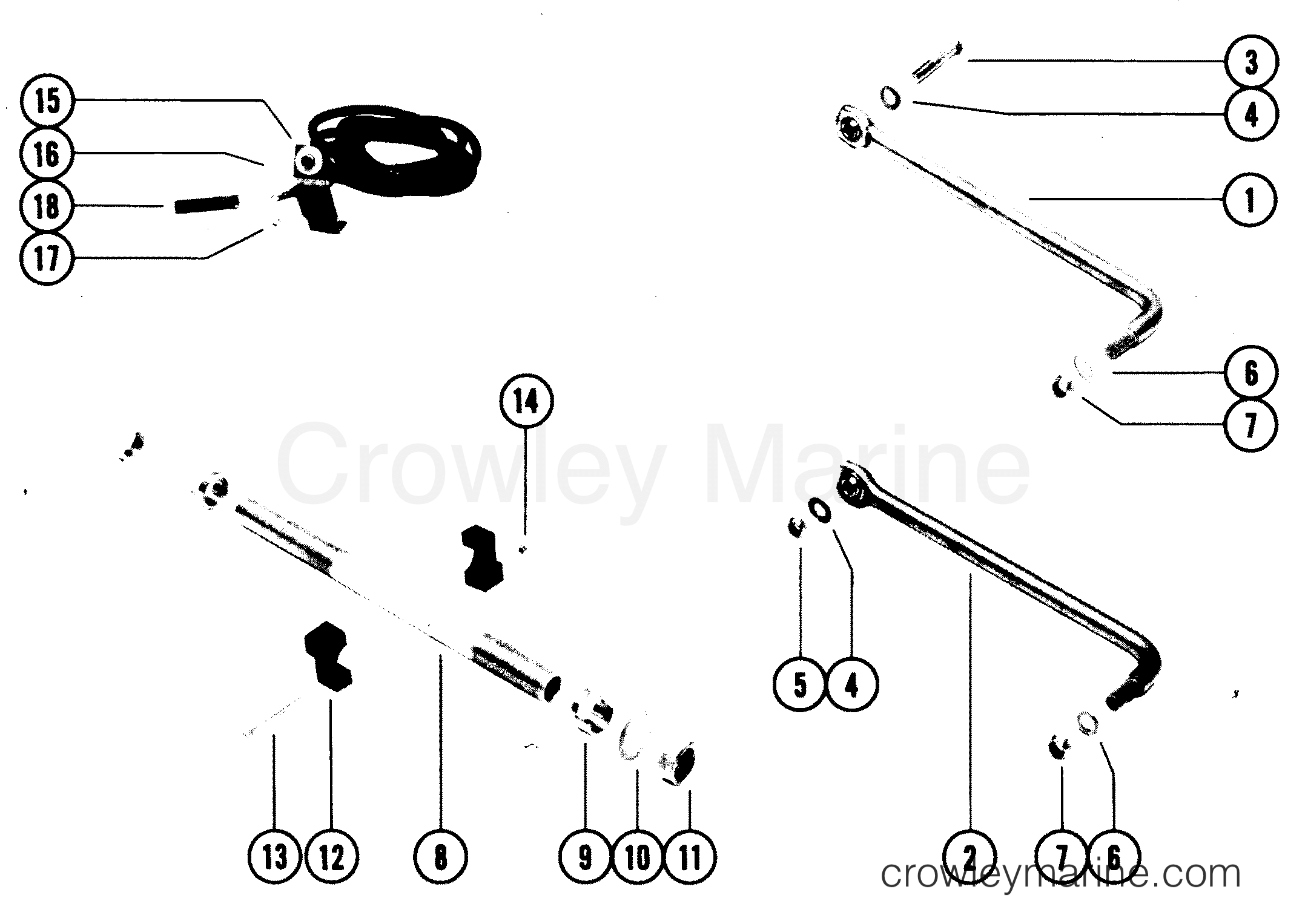 RIDE-GUIDE ATTACHING KIT (SINGLE) B - Various Years Rigging Power ...