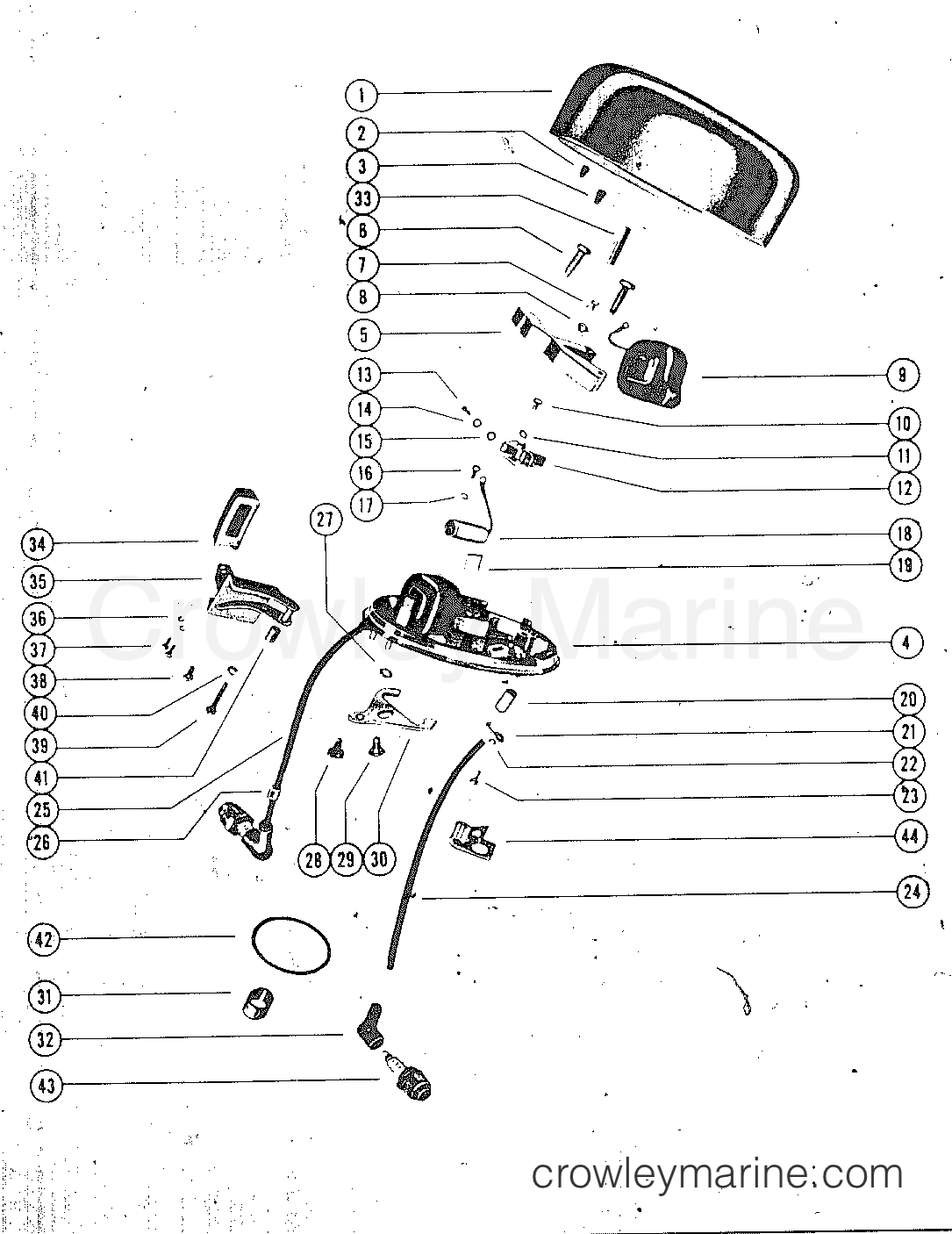 MAGNETO ASSEMBLY (PHELON) - All Years Outboard MARK 6, 6A All Models ...
