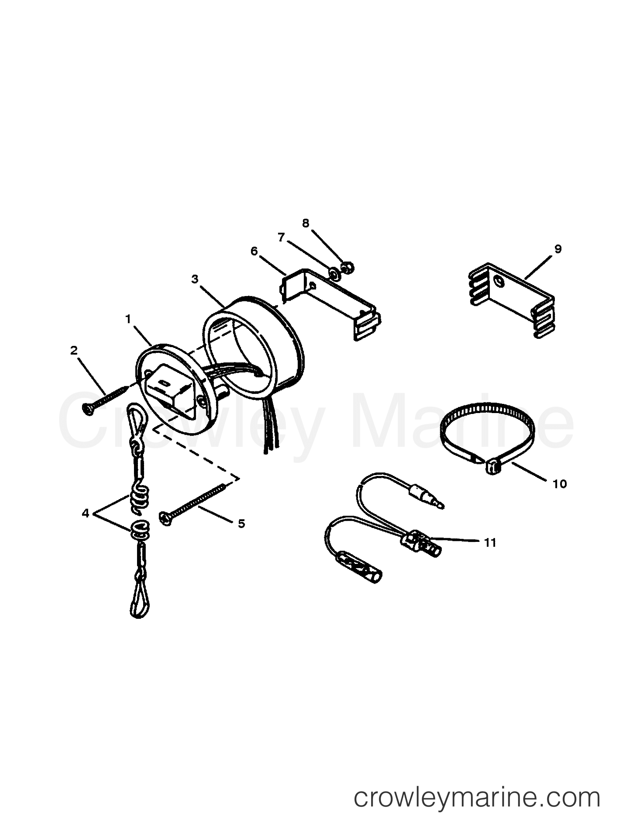 LANYARD SWITCH KIT - 1996 Sport Jet 90 [JETPUMP] H62SP30SD | Crowley Marine
