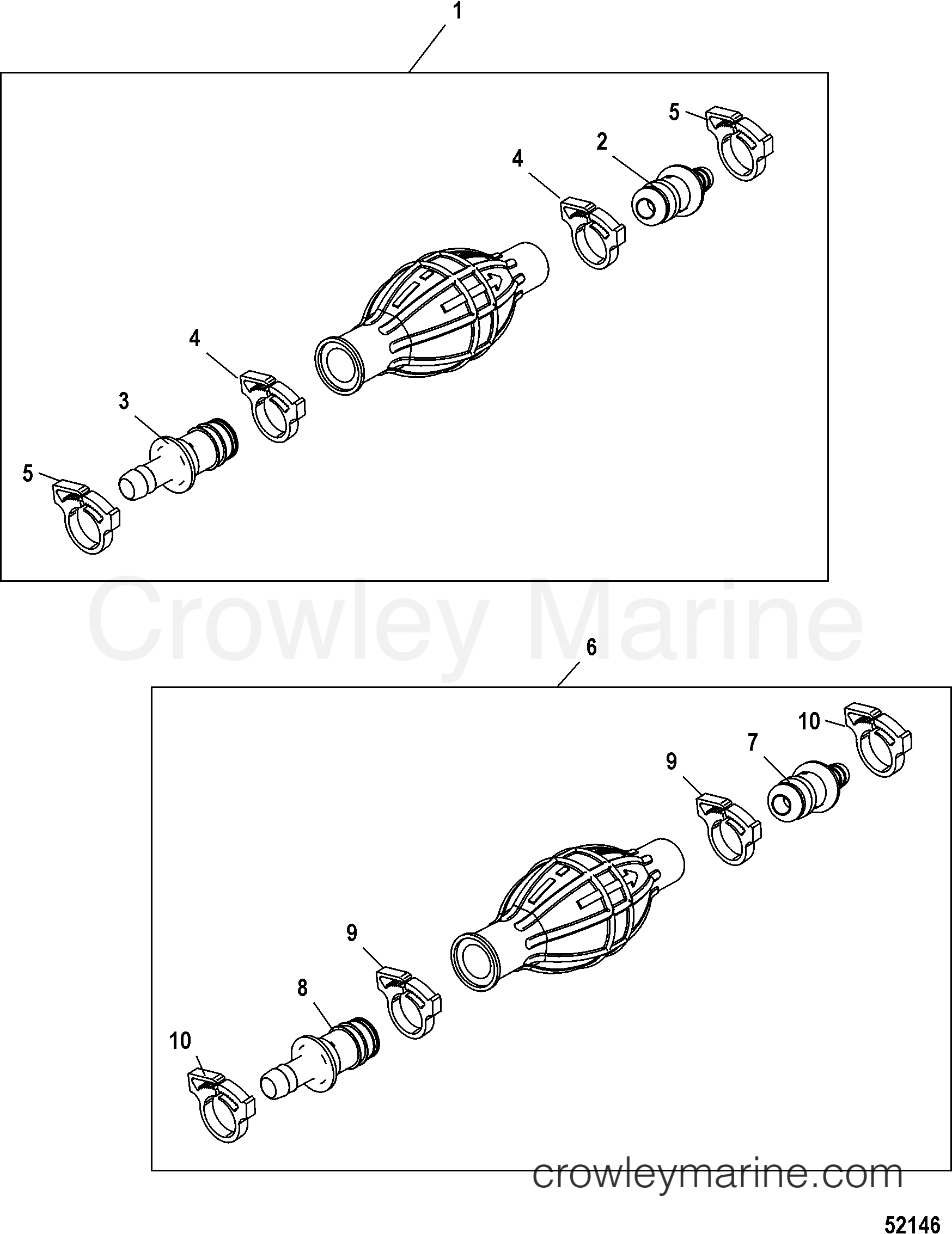 FUEL PRIMER BULB ASSEMBLY, NON US-EPA COMPLIANT - Various Years Rigging ...