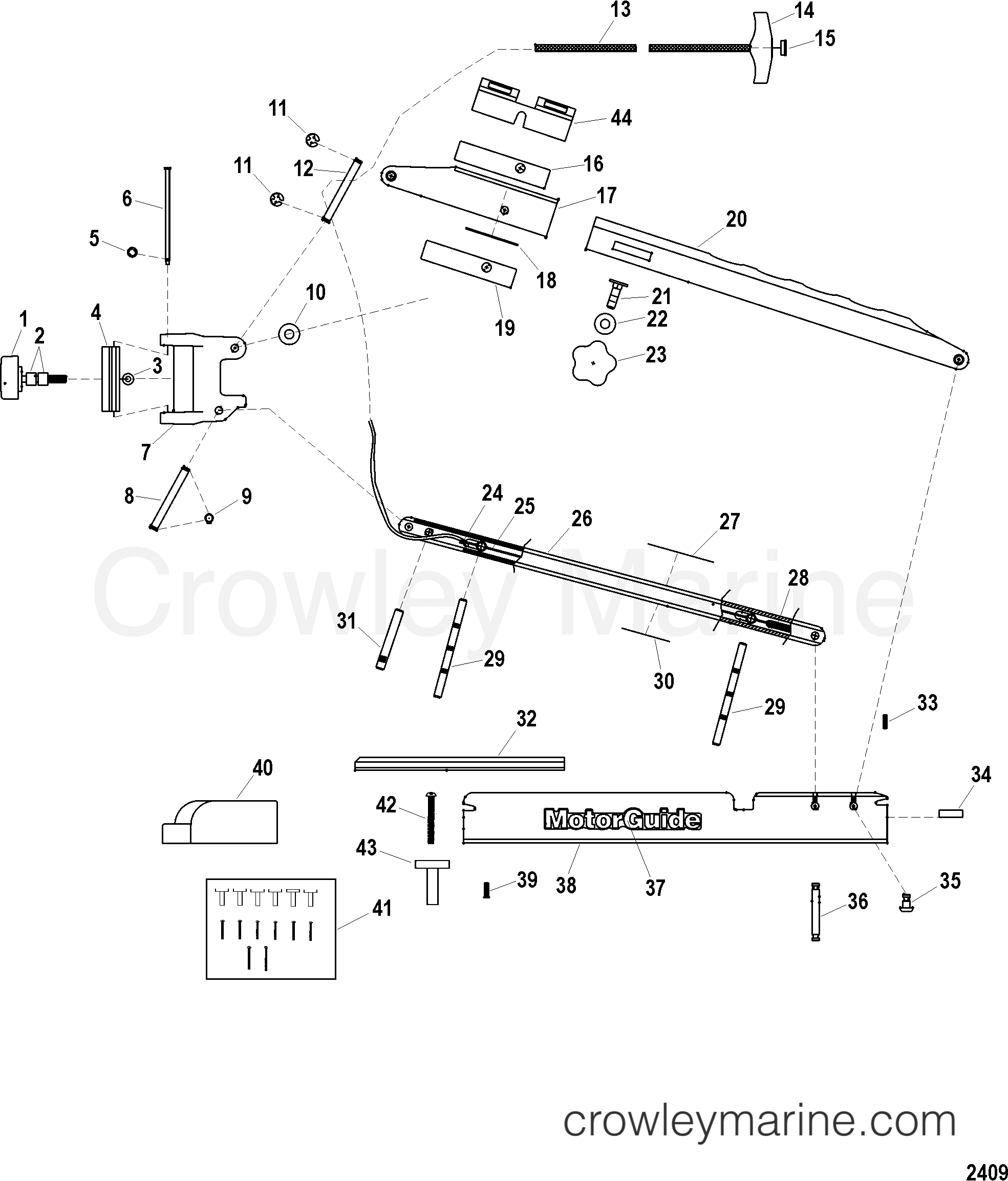 16 BOW (WHITE)(MST91642S) - 2006 Electric Trolling Motor 36V ...