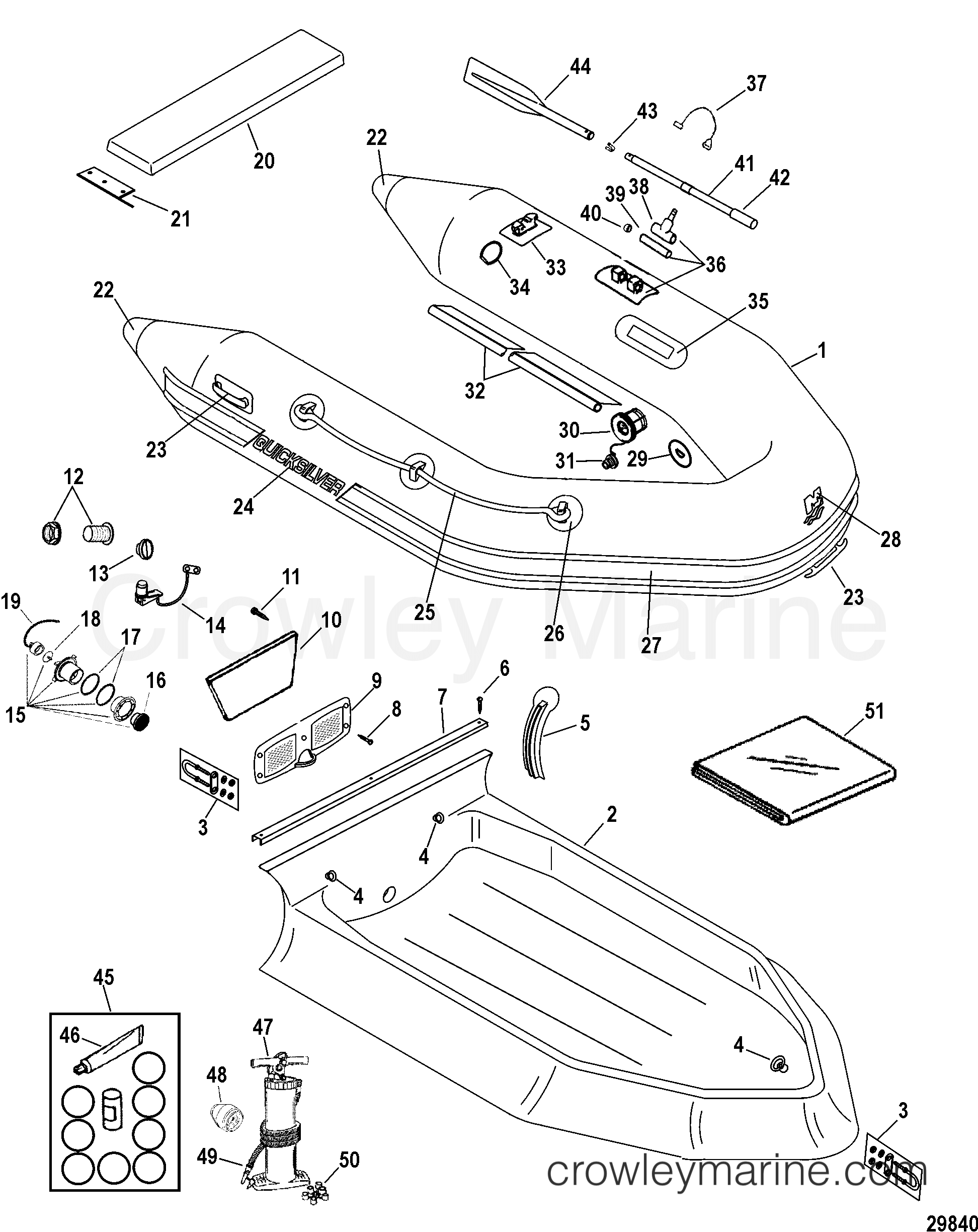 DYNAMIC INFLATABLES PVC-260/280/310(QUICKSILVER 2006/08) - 2006 ...