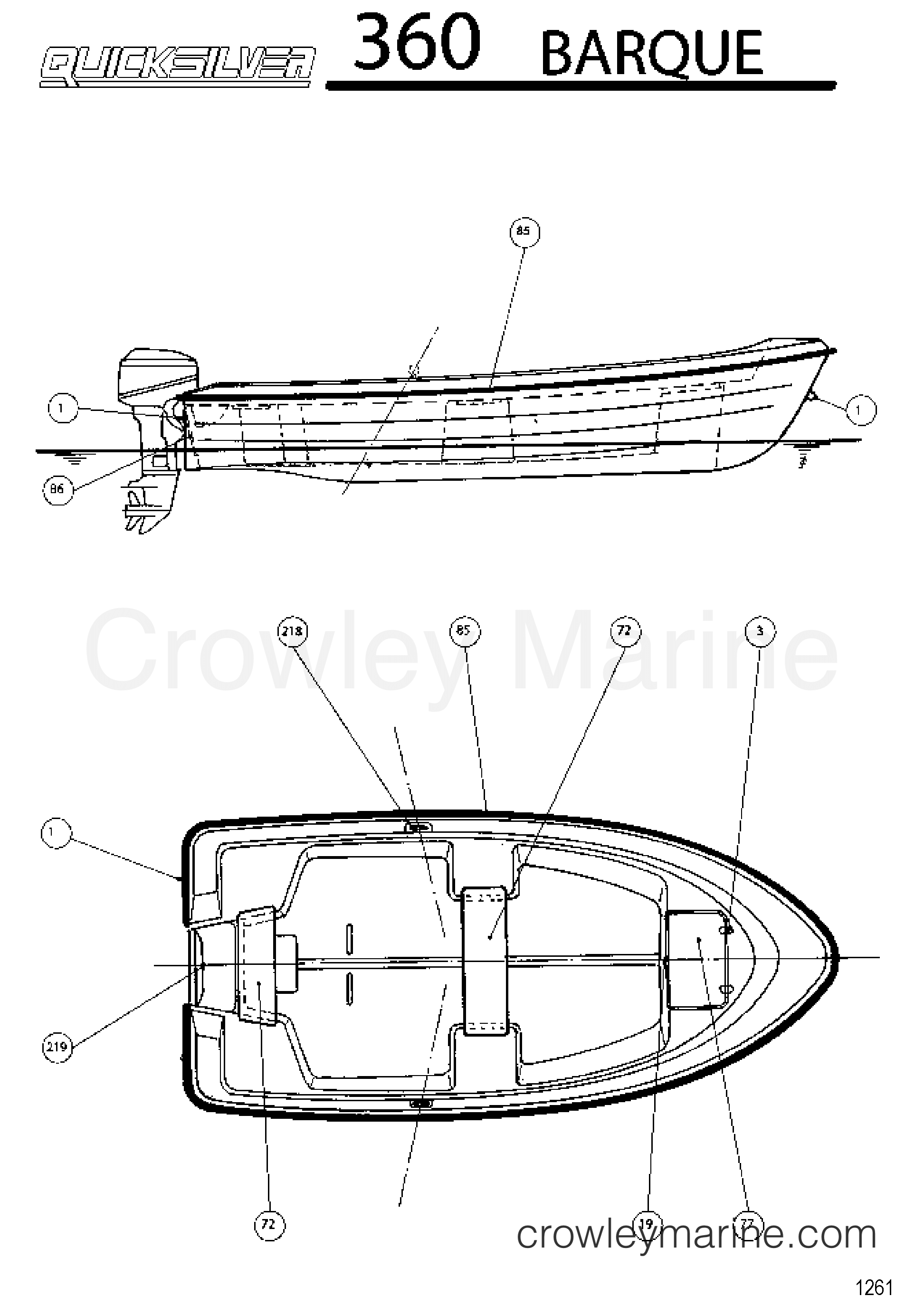 MODEL 360 BARQUE - All Years Fiberglass Boat MODEL 360 BARQUE All ...
