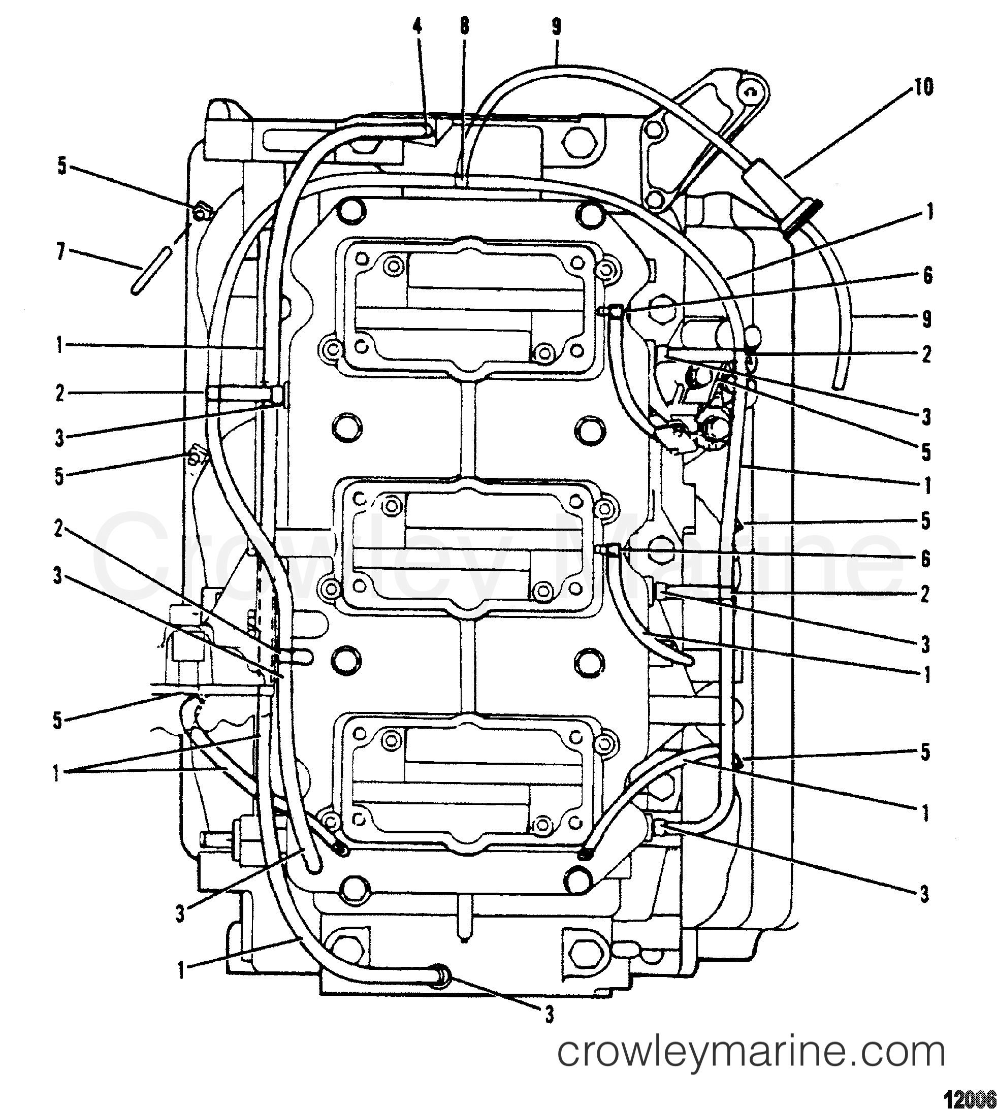 BLEED SYSTEM - 1991 Outboard 175MG [L] 7175413YD | Crowley Marine