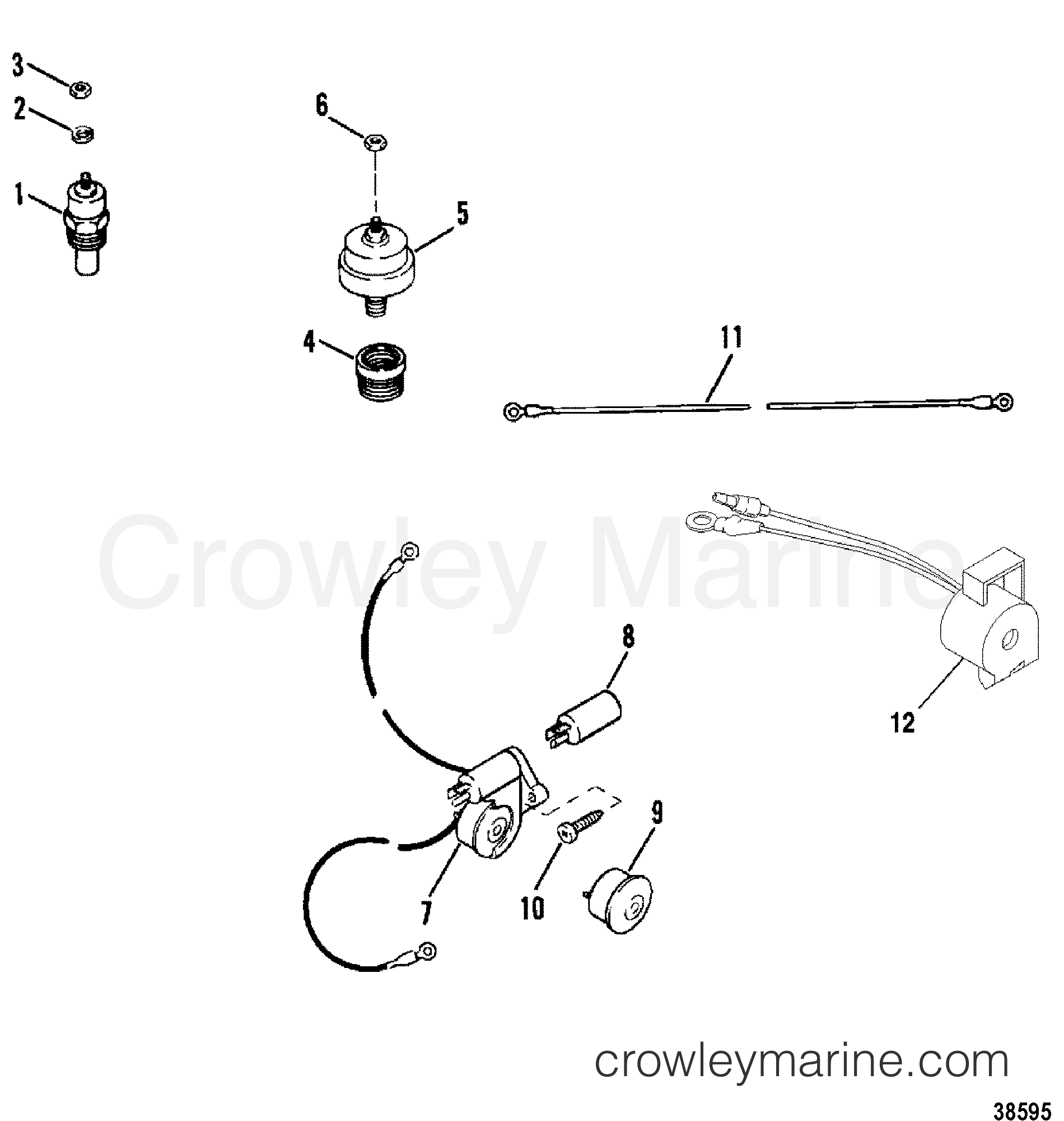 AUDIO WARNING SYSTEM - 1995 Stern Drive 5.0LX [ALPHA] 450L100HS ...