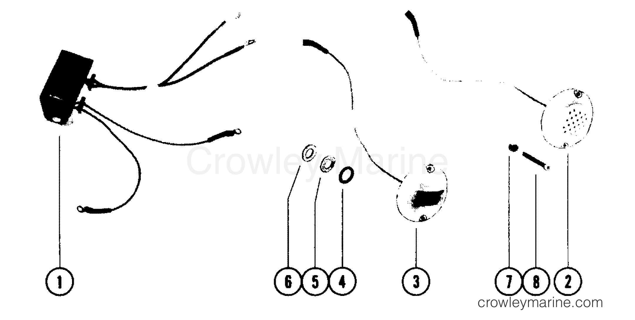 MERCATHODE KIT B - Various Years Rigging Trim / Tilt / Lift Systems and ...