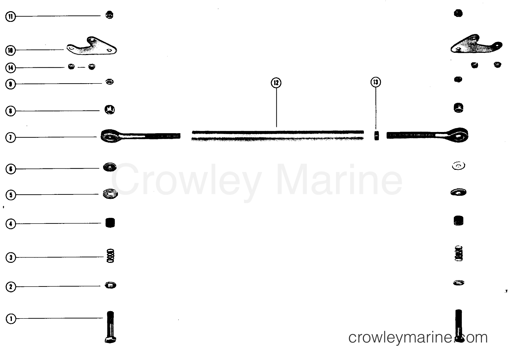 RIDE-GUIDE ATTACHING KIT G - Various Years Rigging Power Steering ...