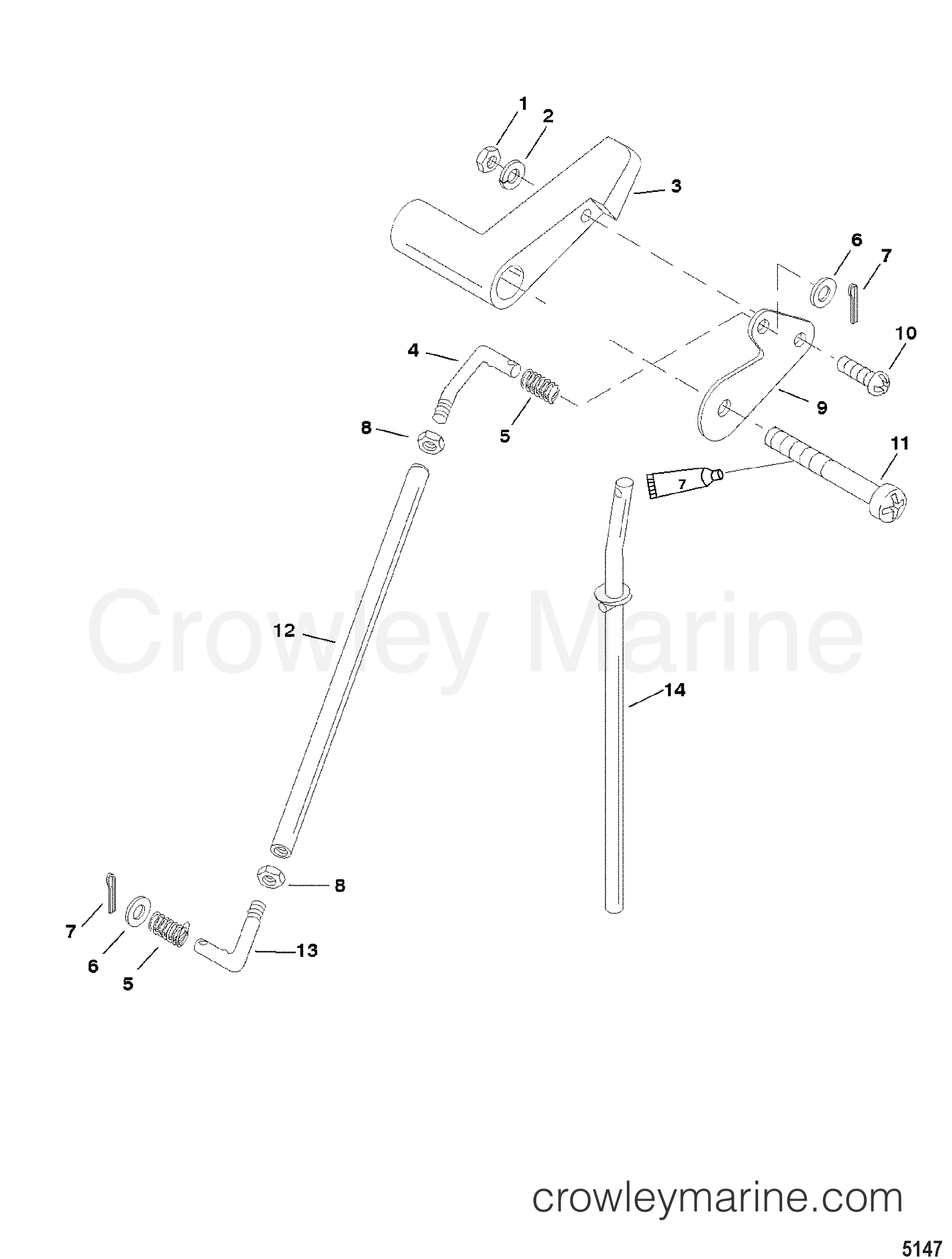 JET LINKAGE - 1999 Outboard 20 [EH] 7020301HD | Crowley Marine