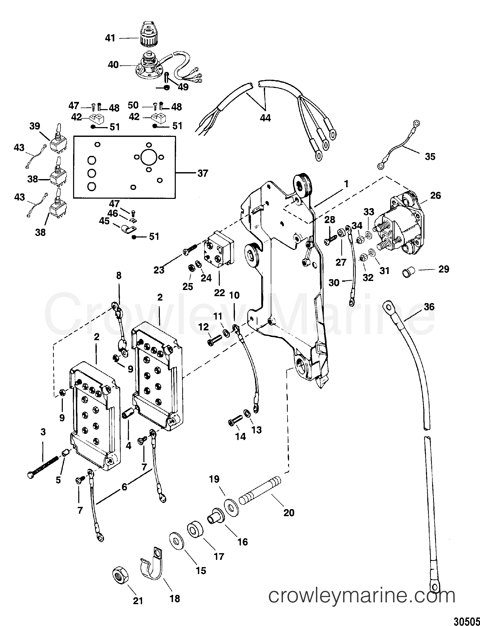 ELECTRICAL COMPONENTS - 1991 Race Outboard SST120 [RACE] 1912577LH ...