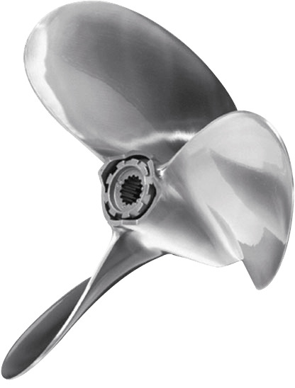 13366A62 Chopper II Prop - 3 Blade 14.5x22RH X7 Alloy [Stock Finished ...